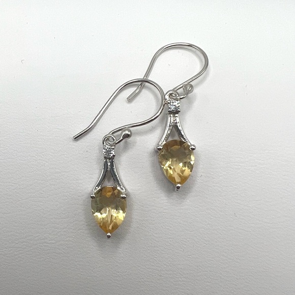 Jewelry | Genuine Citrine 925 Sterling Silver Earrings | Poshmark